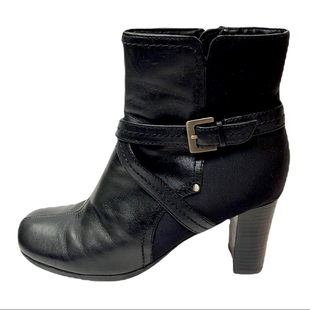 Bare Traps Black Leather Boots - Gem